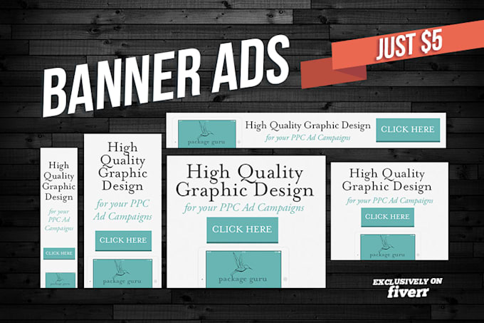 Design banner ads for your ppc campaign or other ad campaign by Packageguru