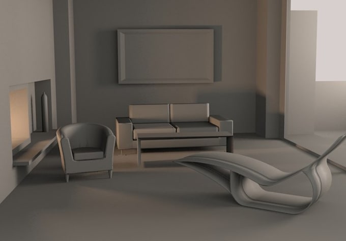 Create a clay render of your sketchup model by Step_hen