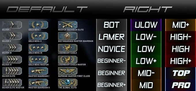 Help you improve csgo rank legit by Starrstrukking