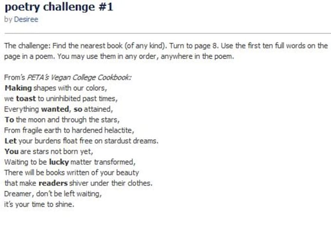 Write you a one page poem, single spaced about anything by Lustfulwizard