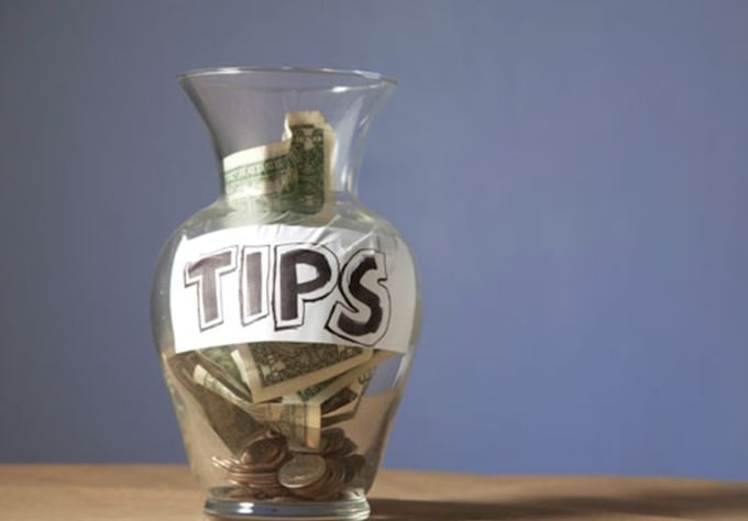 Say thank you for your tip by Mdadez