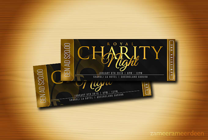 Design an elegant ticket by Zameerameerdeen