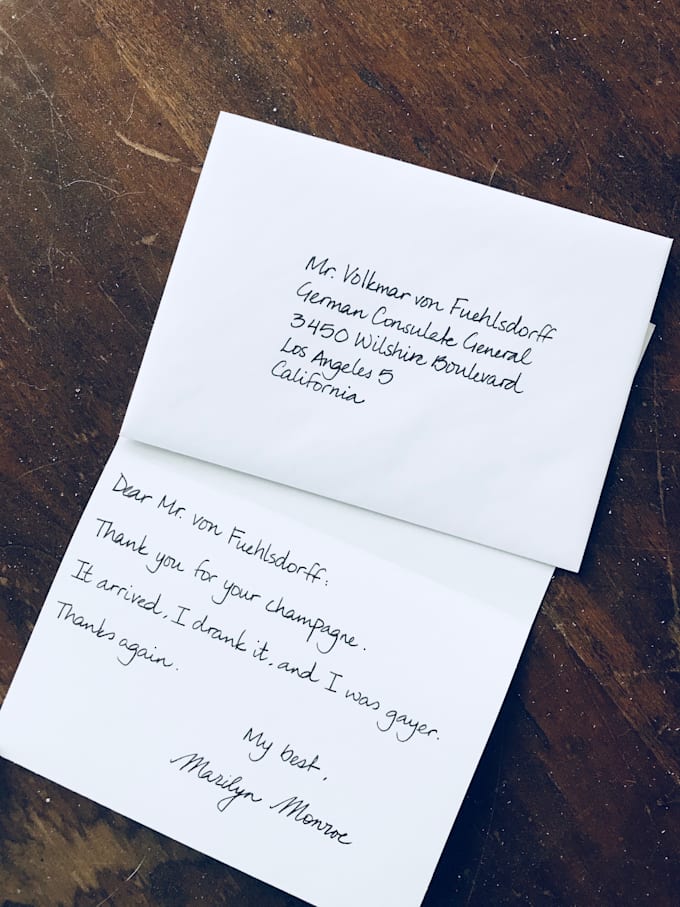 Handwrite thank you notes by Nupurvanderlick