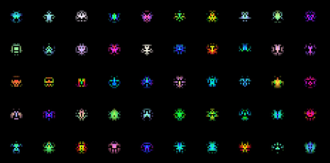 Create generative pixel art sprites by Jdante1