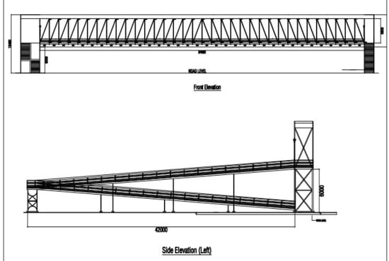 Analyze and design foot over bridge by Nashid06