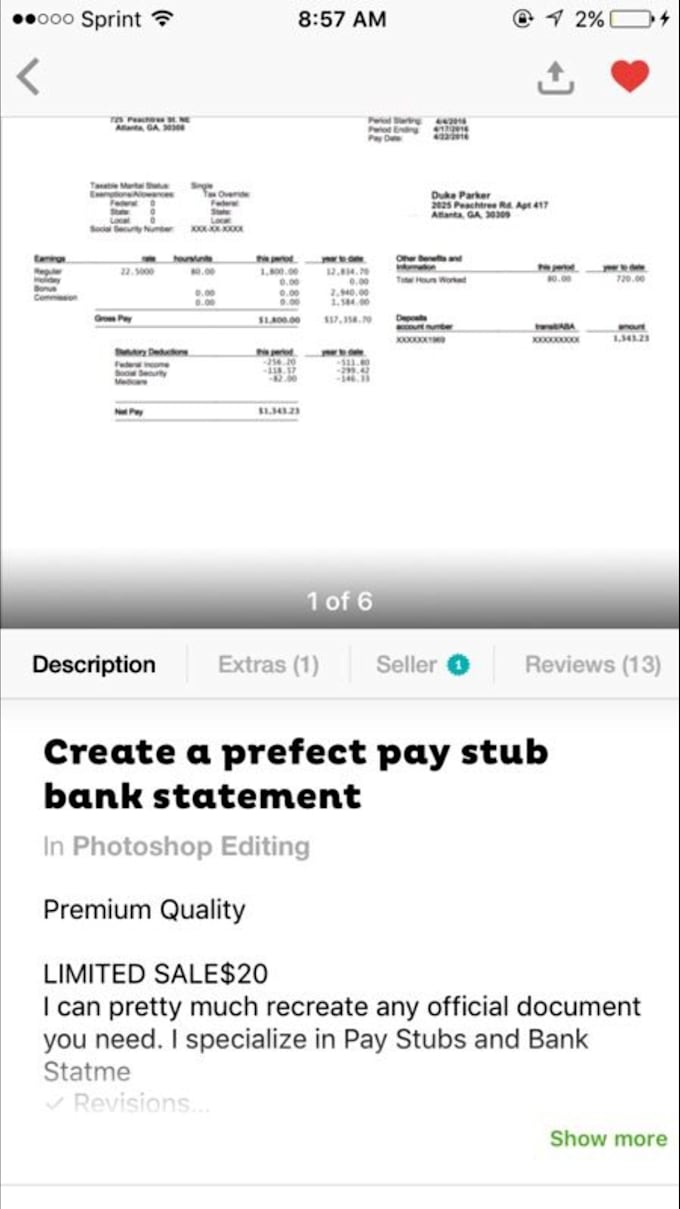 Create adp payroll stub and employer reports by Sky_line_113