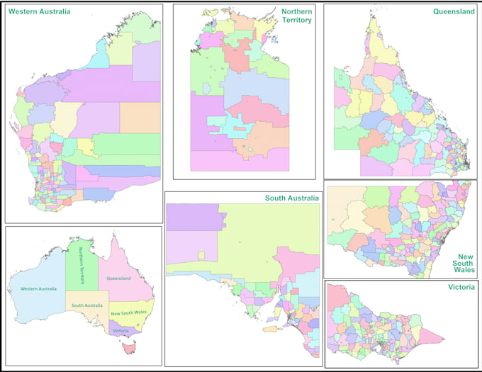 Draw county map or small area map by Agoldar