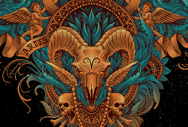 Draw a detailed dark art illustration with engraving style by Tonymidi