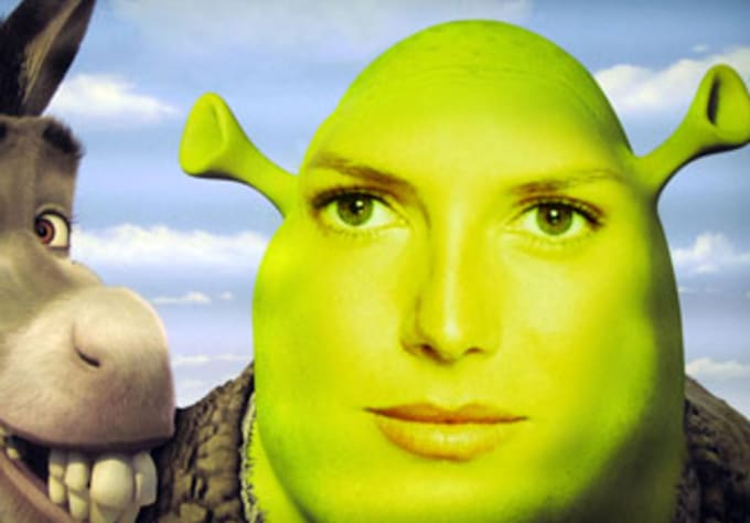 Add your face photo on 3 cinematic photo xman, avatar, shrek by Greekseller