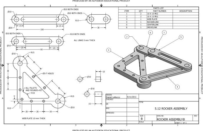 Do technical drawing, mechanical design and 3d cad modeling by Sandanathc
