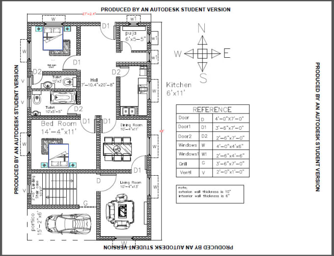 Electrical drawing of floor plan design autocad by Shahinalam8830