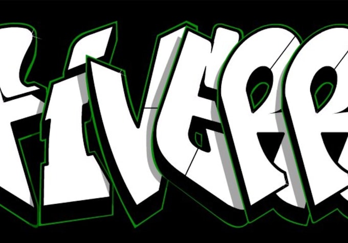 Design graffiti style logo by Barickiza