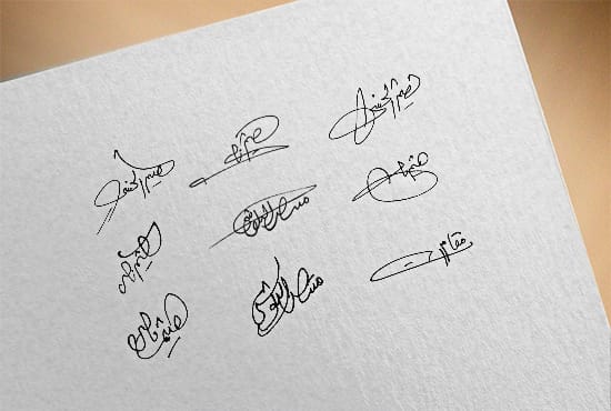 Signature Style Of My Name In English