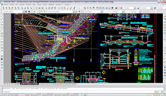 Create autodesk civil 3d drawings for topographical or bathy projects ...