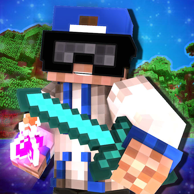 A epic minecraft profile picture by Blazingfxyt