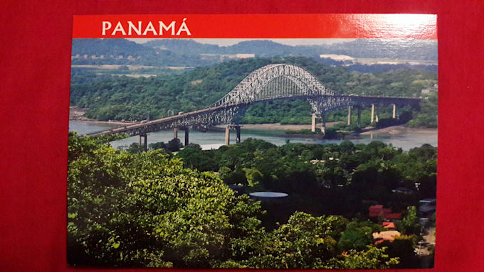 Send you a unique gift postcard from panama by Litzi2057