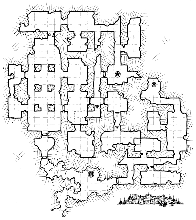 Draw dungeon maps for your campaign or project by Owellow