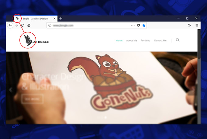 Create an awesome favicon from your logo by Jtengle