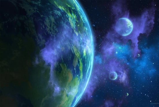 Send you an amazing outer space screensaver by Acharyapolina