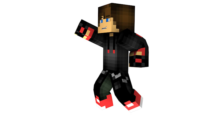 Do a 3d model of your minecraft skin by Maxtech