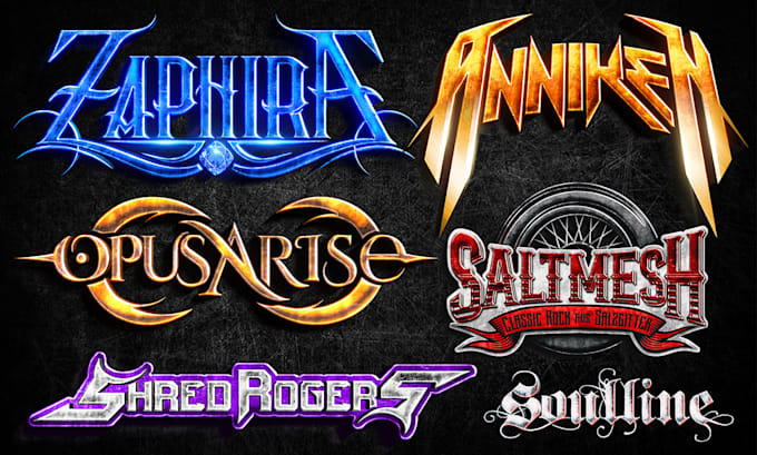 Band Logo Collage