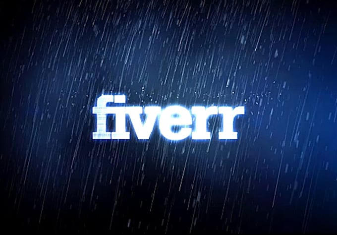 Create a rainstorm video of your logo by Kimbolt