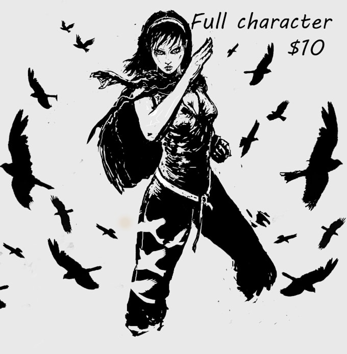 draw fantasy character, RPG character, portrait