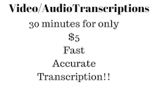 Freelance Transcription Services Online | Fiverr