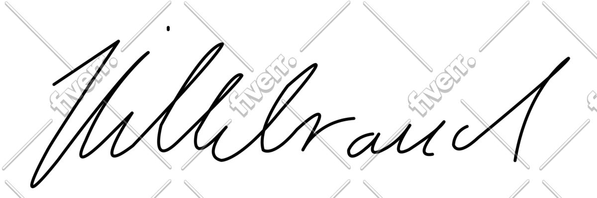 Digitize your hand written signature by Umernawaz