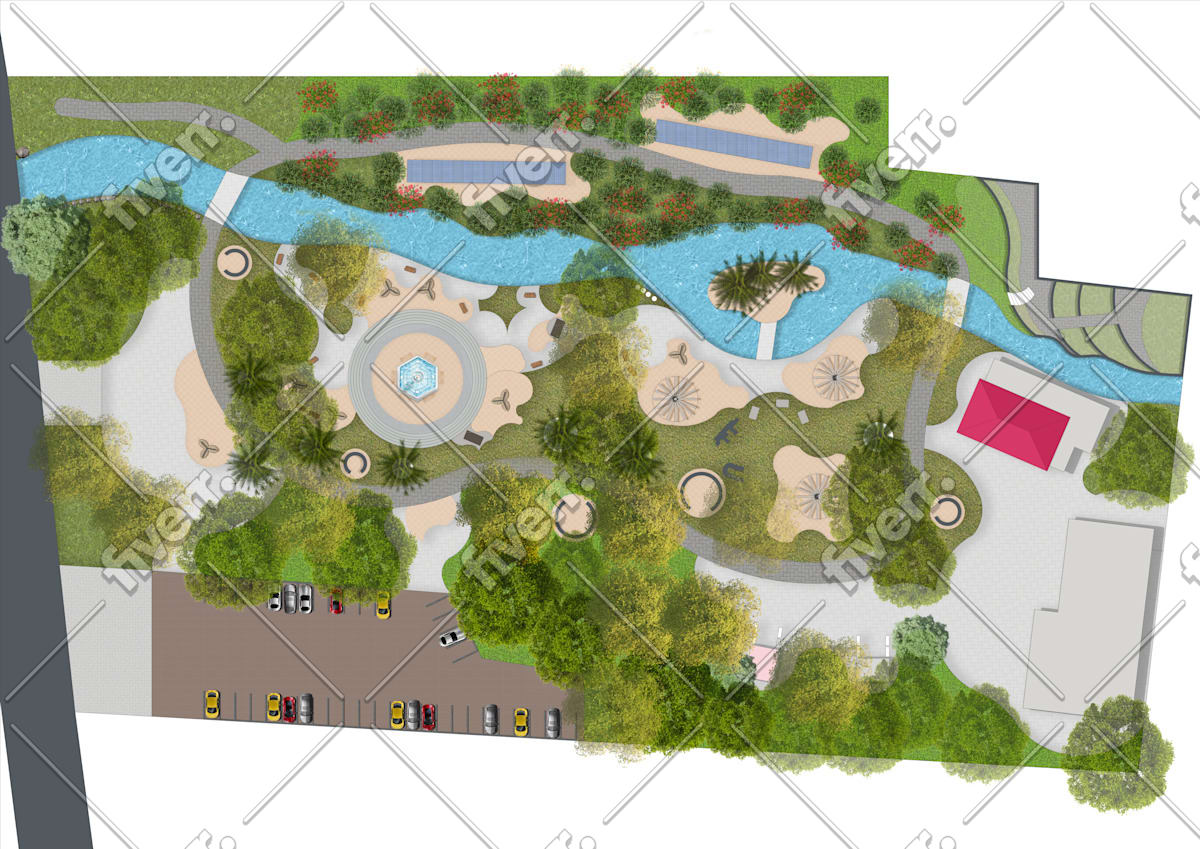 Do architectural master plan, site plan and landscape design by Azmiakhtar