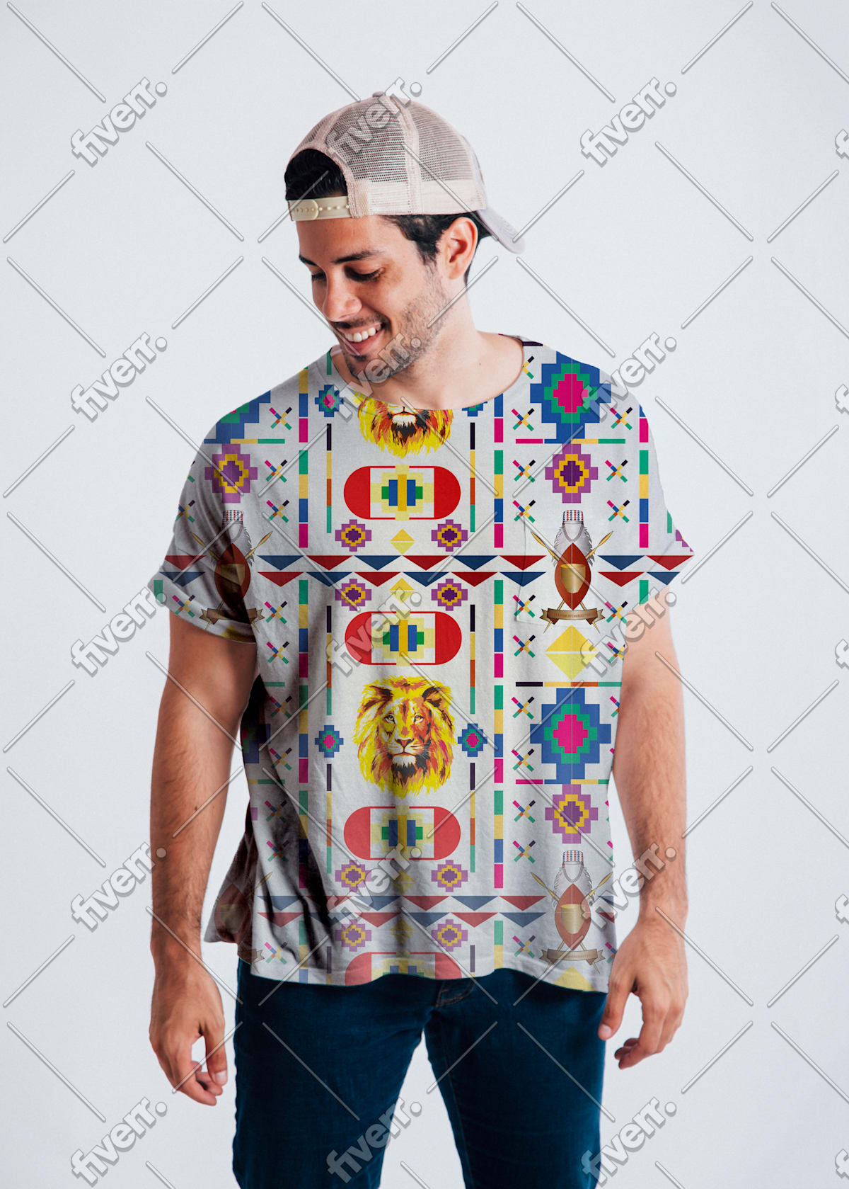 Create an unique ankara seamless patterns and designs by Amaisha