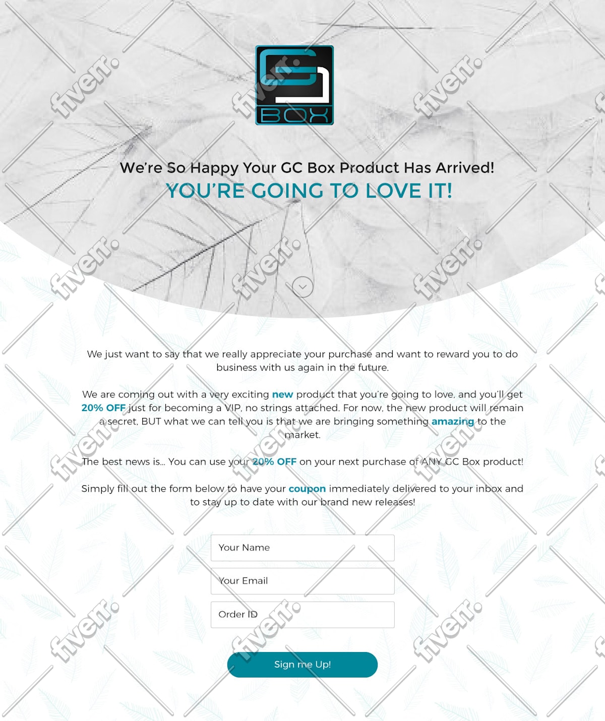 Design a creative coming soon page for your website by Sashenme