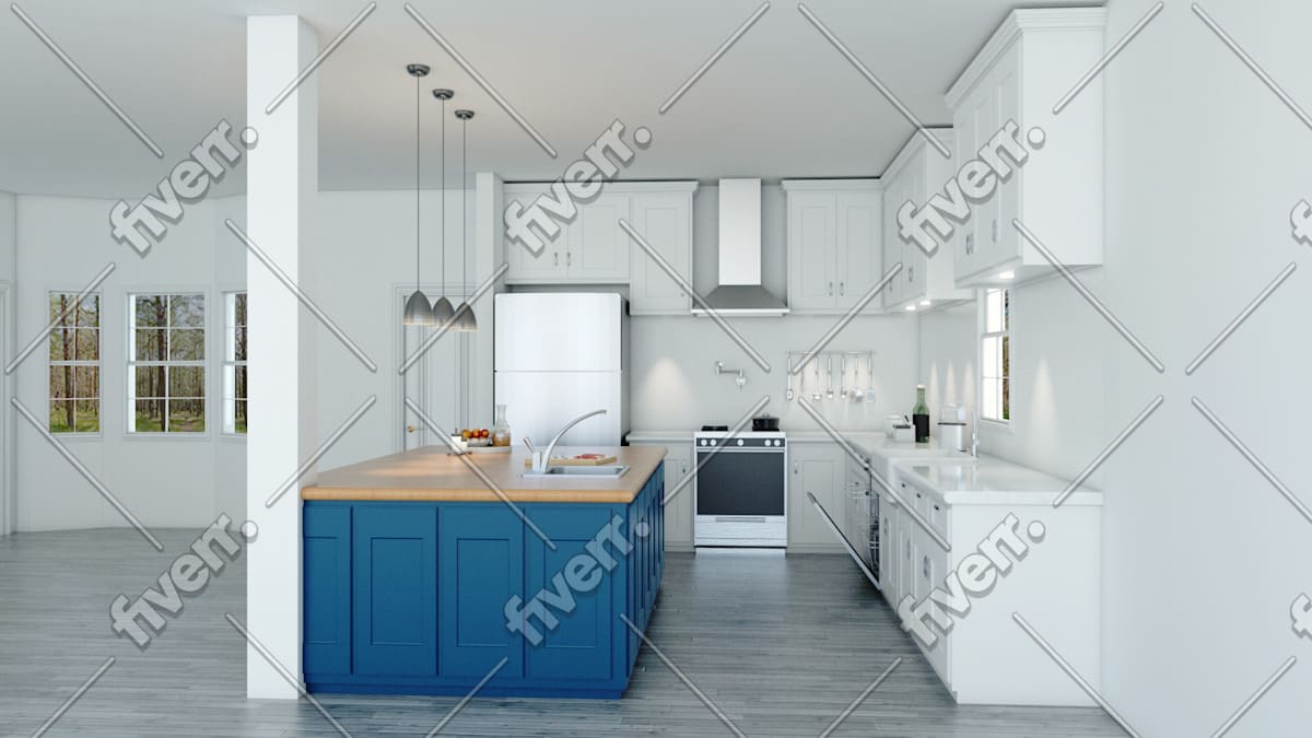 design and develop hd INTERIOR design 3d rendering