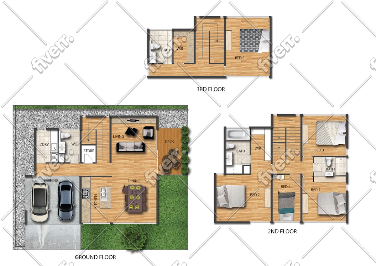 Design texture floor plan by Elizbeths606