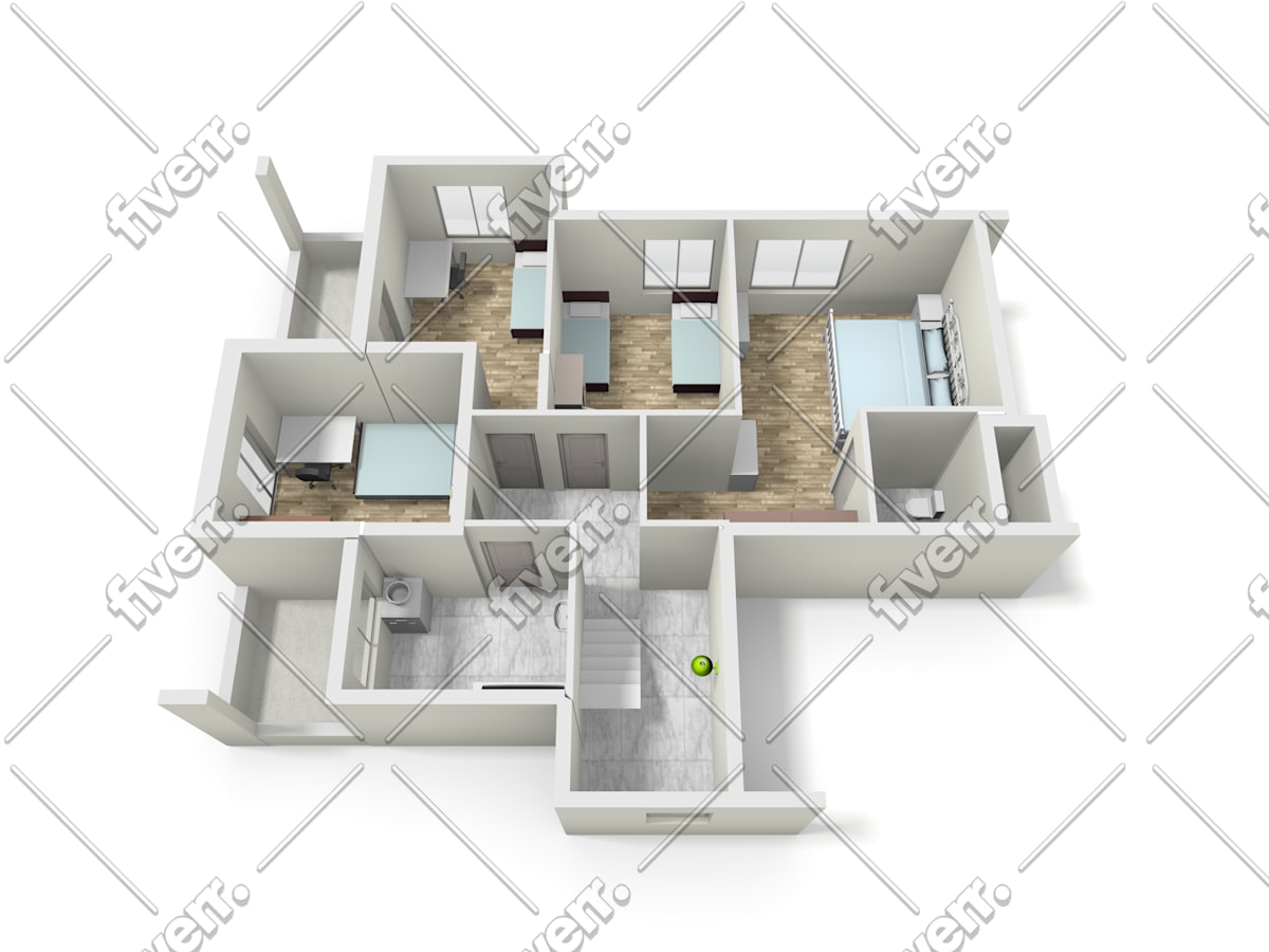Draw 2d and 3d floor plan with floorplanner by Ke_architect