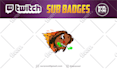 Create custom twitch sub badges or emotes in 24 hours by Nuraroni