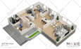 Make isometric 3d render floor plan, interior, exterior by Atifkhan223 ...