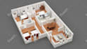 Create 3d floor plans, interiors and exteriors and products by Madiha_altaf