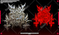 Design death metal logo with texture and chrome effect by Sntryc | Fiverr