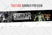 Design epic youtube banner and logo by Arxlanmahmood
