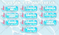 Make custom vtuber or anime panels for twitch streams by Pockythief ...