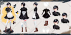 Draw anime character sheet for you by Omaririart | Fiverr