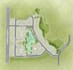 Render map illustration or site plan,rv park,campground park by ...