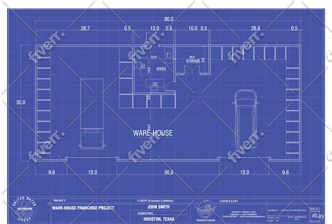 Make architectural blue prints of your building in autocad by Walter_em ...