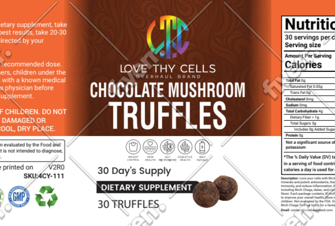 Create a supplement label design and product label design by Qazi_asad ...