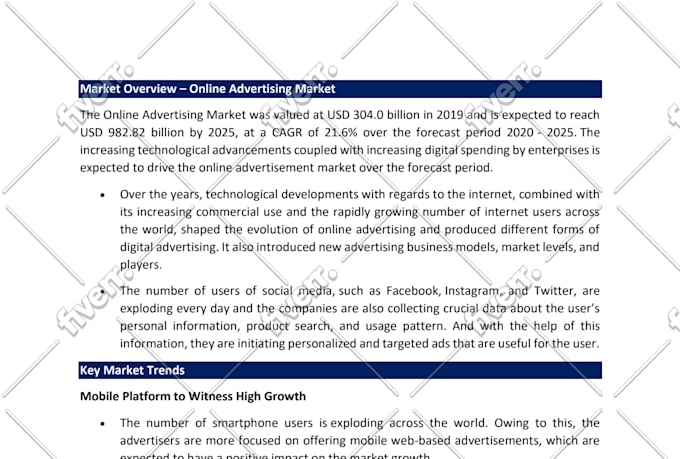 Make comprehensive market research and business plan by Tushi_marketpro ...