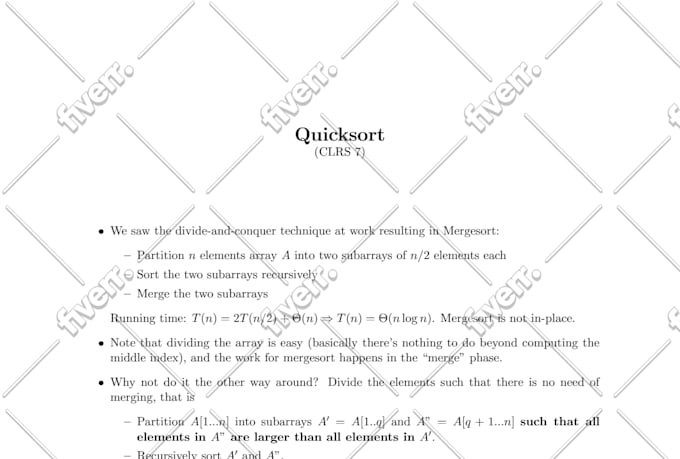 Do any algorithm work using python by Yasirurandeepa | Fiverr