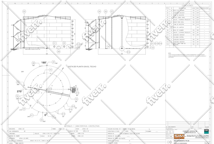 Draw drawings as an expert in oil storage tank and piping by ...