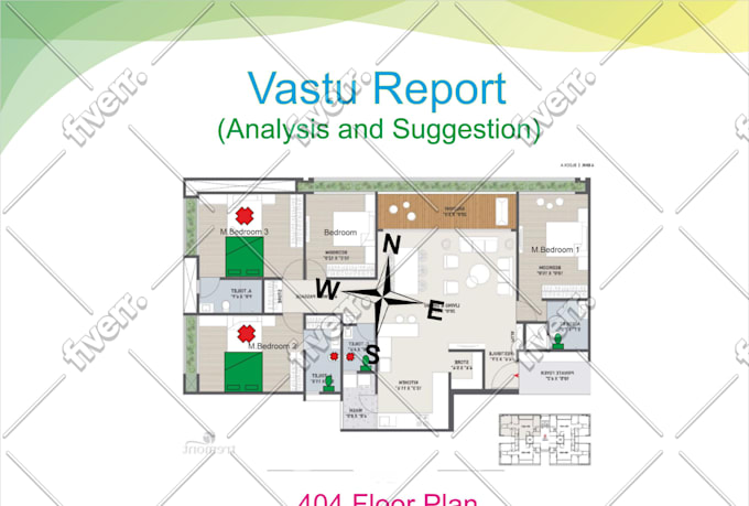 Create customize vastu report card of house by Bushansc | Fiverr