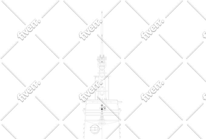 Draw 5 standard views of conning tower by Srajpoot1925 | Fiverr
